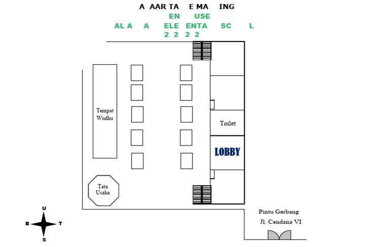 Denah Bazaar | PDF