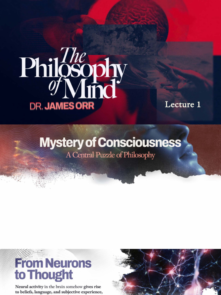 The Question of Mind Lecture 1 | PDF