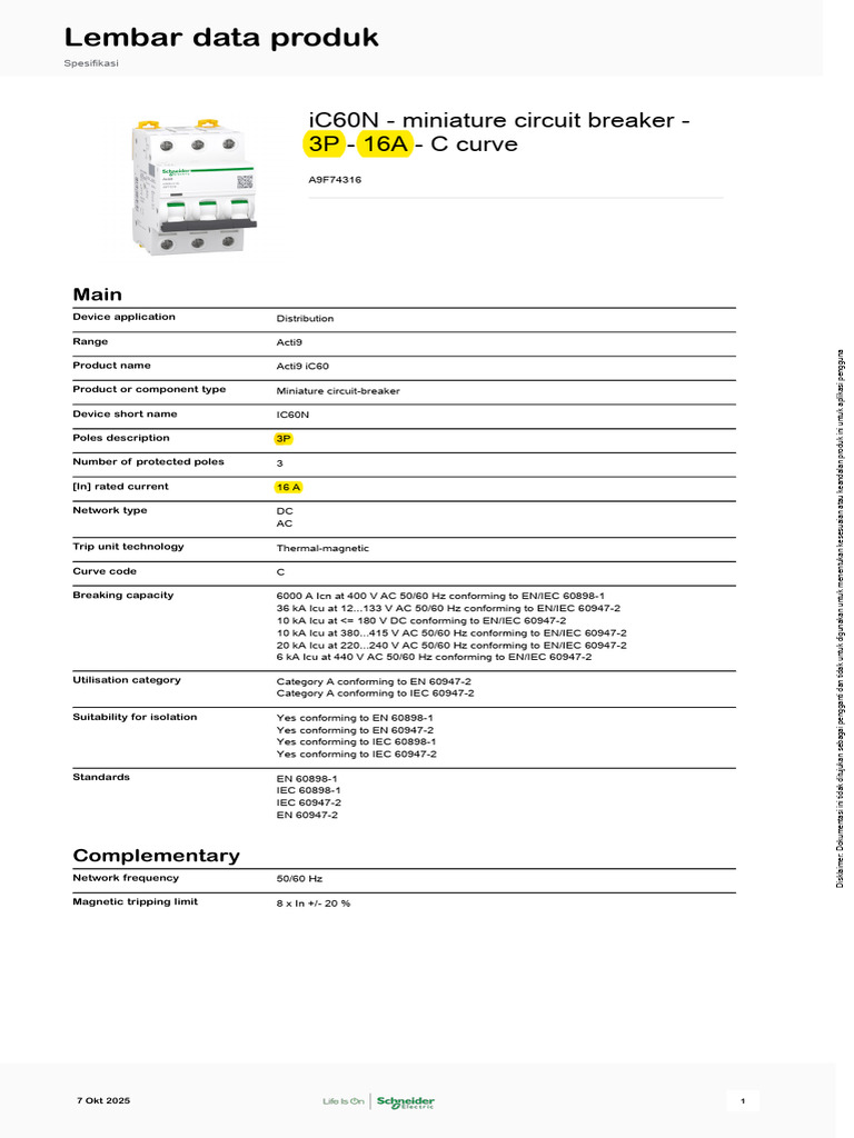 MCB 3P 16a Dehuller Machine | PDF | Power Engineering | Electronic ...