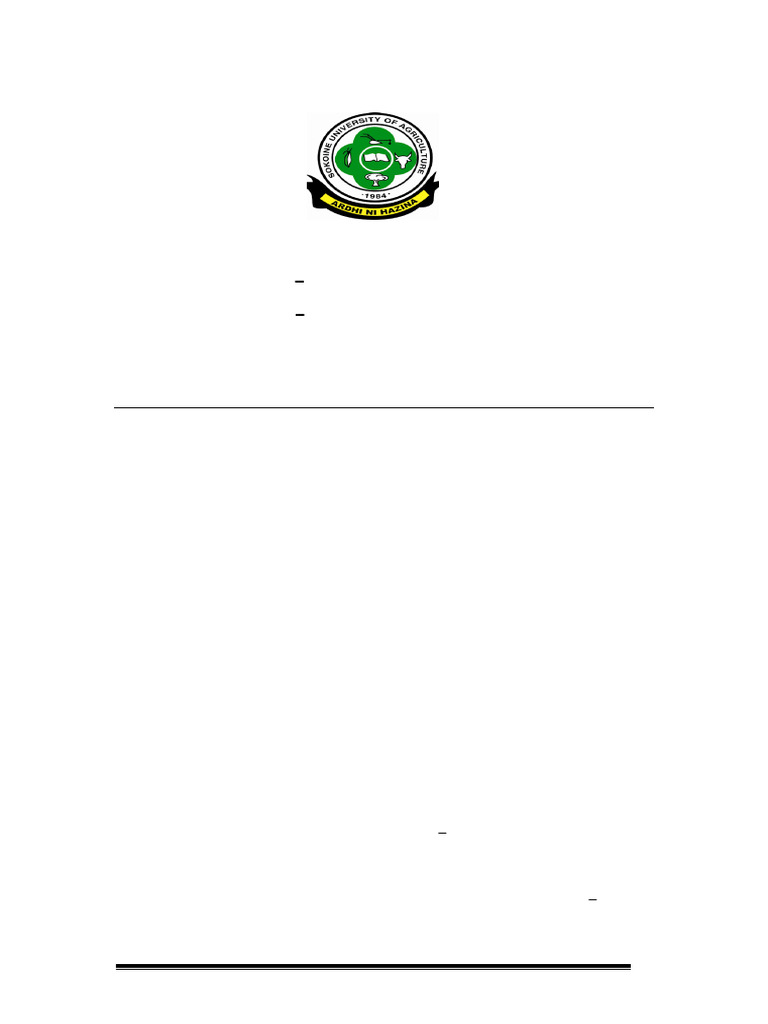SS 201 and SSE 111 - Practical Notes - 2026 | PDF | Ph | Soil