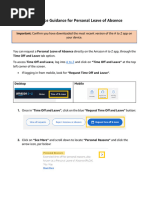Zoho People Leave Management Overview | PDF