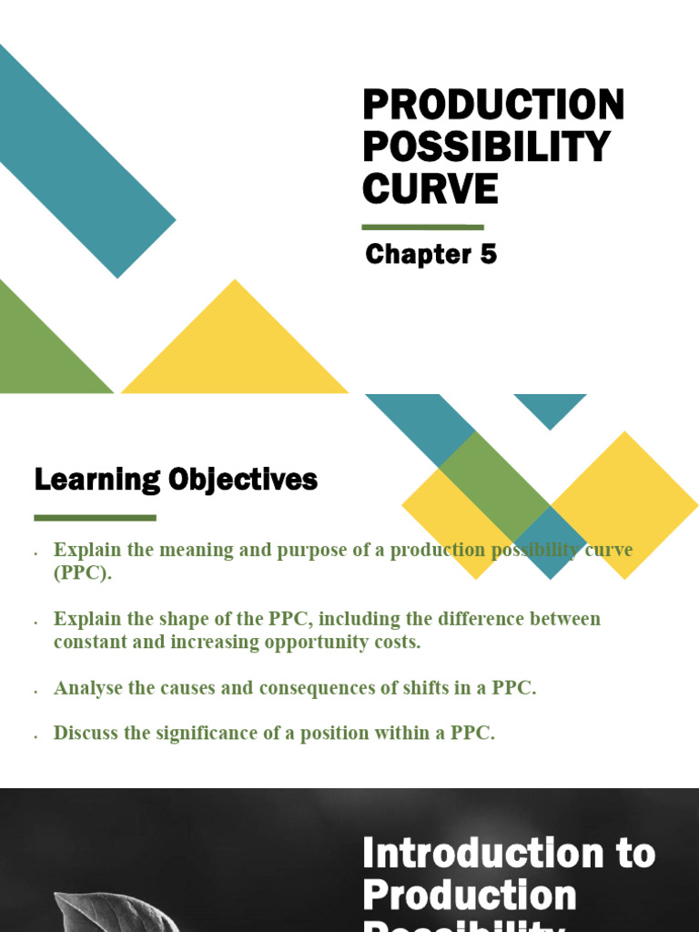 Chapter 5 Production Possibility Curve | PDF | Economies | Production ...