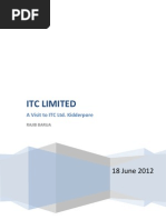 Core Values of ITC:: The ITC Vision & Mission | PDF | Business | Economies