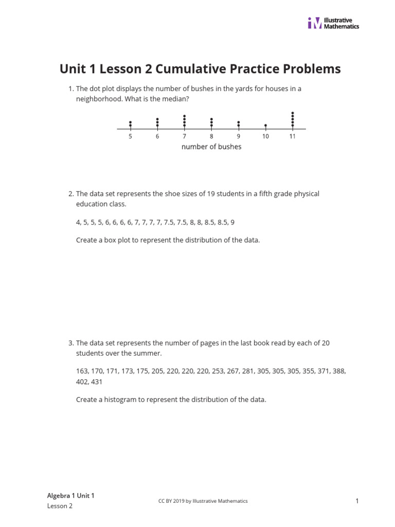 U5 - L2 - Data Representations - HW | PDF