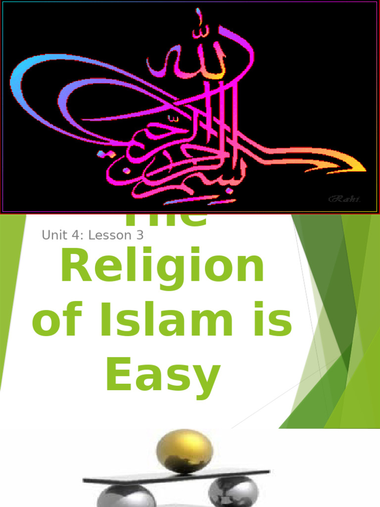 Religion of Islam Is Easy | PDF