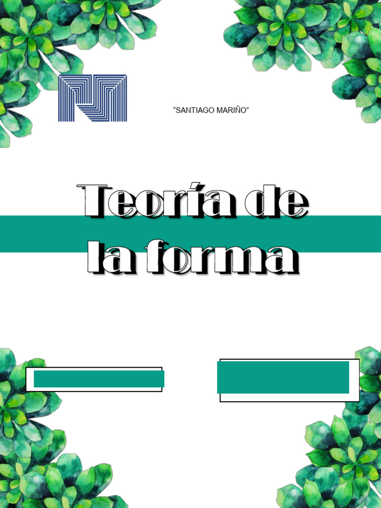 Teoria de La Forma | PDF | Diseño | Experiencia