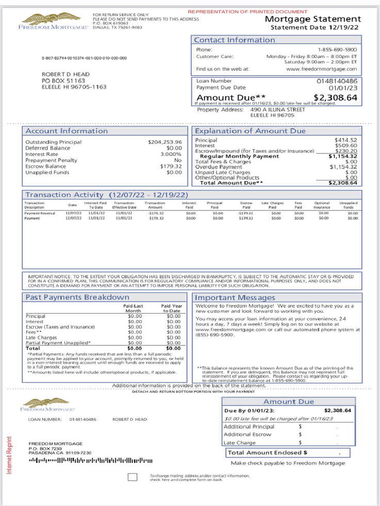 Bank Invoice Template 2 | PDF