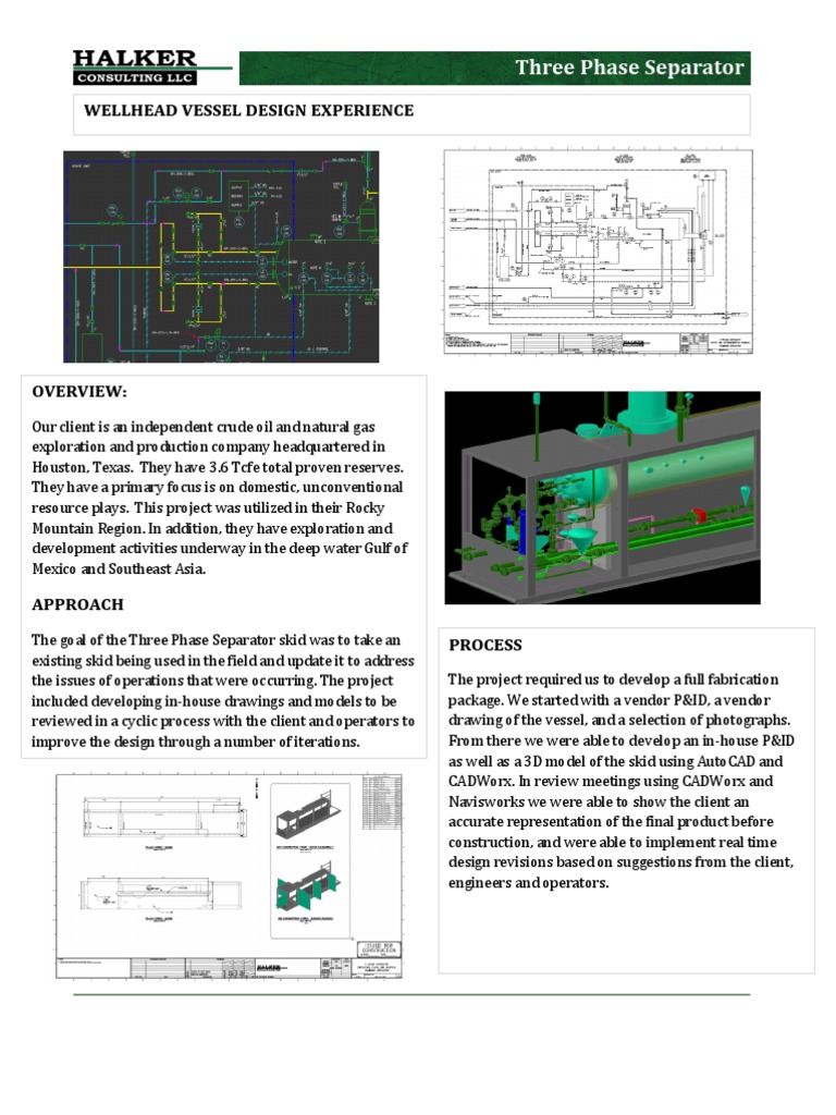 Three Phase Separator Case Study FINAL | Petroleum | Hydrocarbons