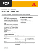 Sikashield w159 Ed15mm | PDF | Adhesive | Polyethylene