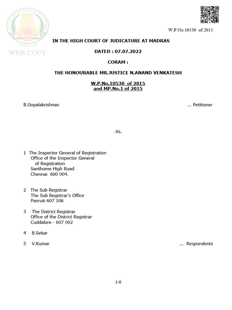 Declaration cannot be sought by way of writ | PDF | Common Law | Justice