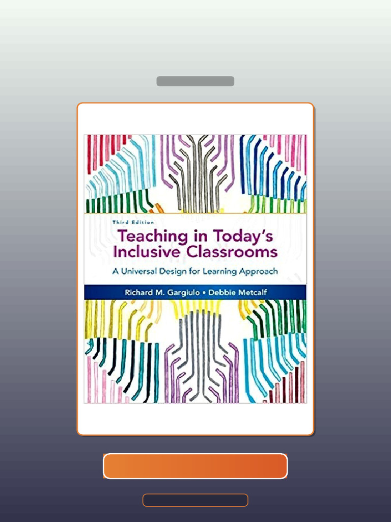 Teaching in Todays Inclusive Classrooms 3rd Edition E-book Testbank ...