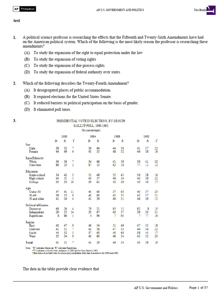 Unit 5 Gov | PDF | Political Parties | Elections