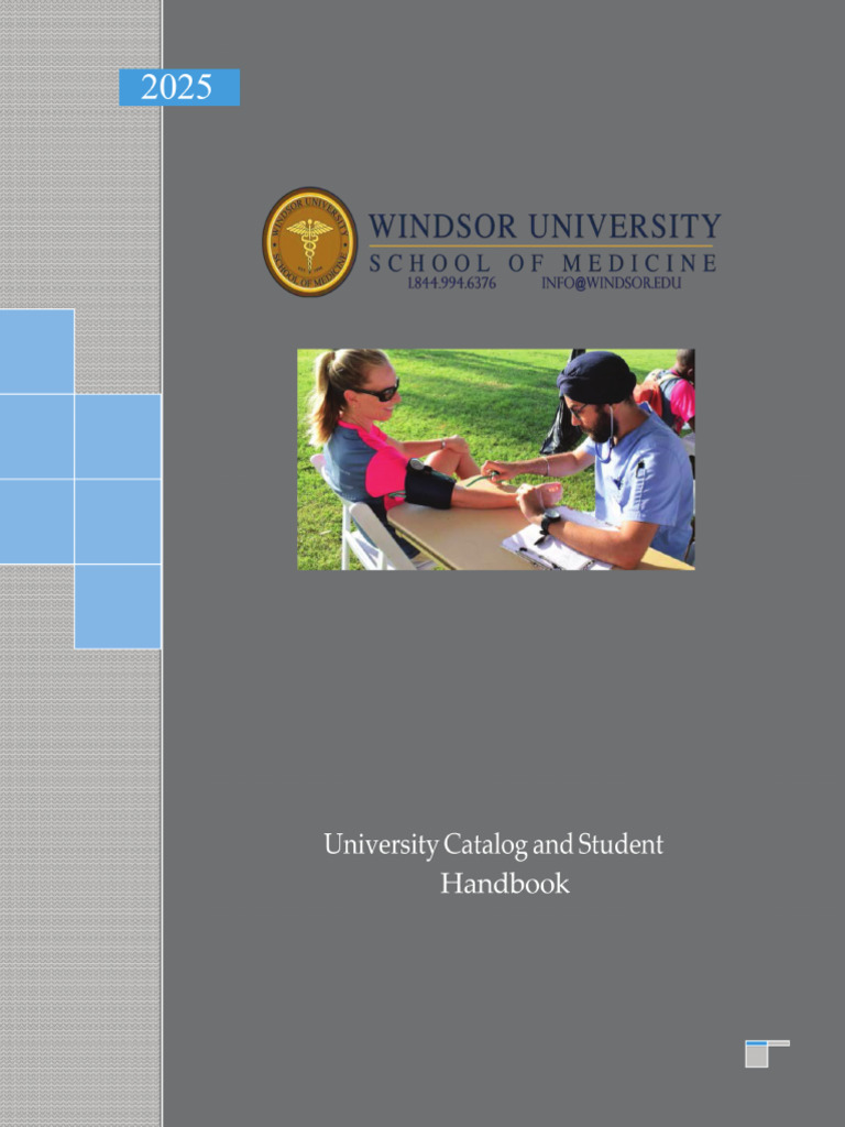 Student Handbook 2025 | PDF | Medical School | University And College ...