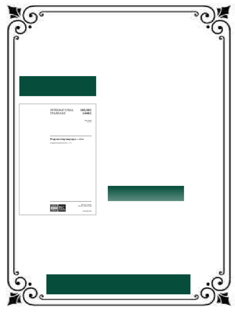ISO IEC 14882 2020 Information technology Programming languages C 6th ...