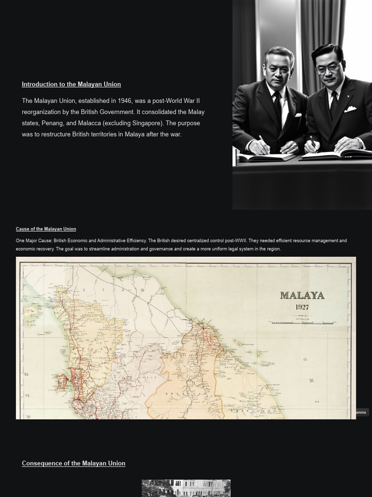 Malayan Union | PDF