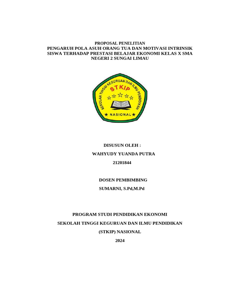 Proposal Penelitian Sempro Yuanda | PDF