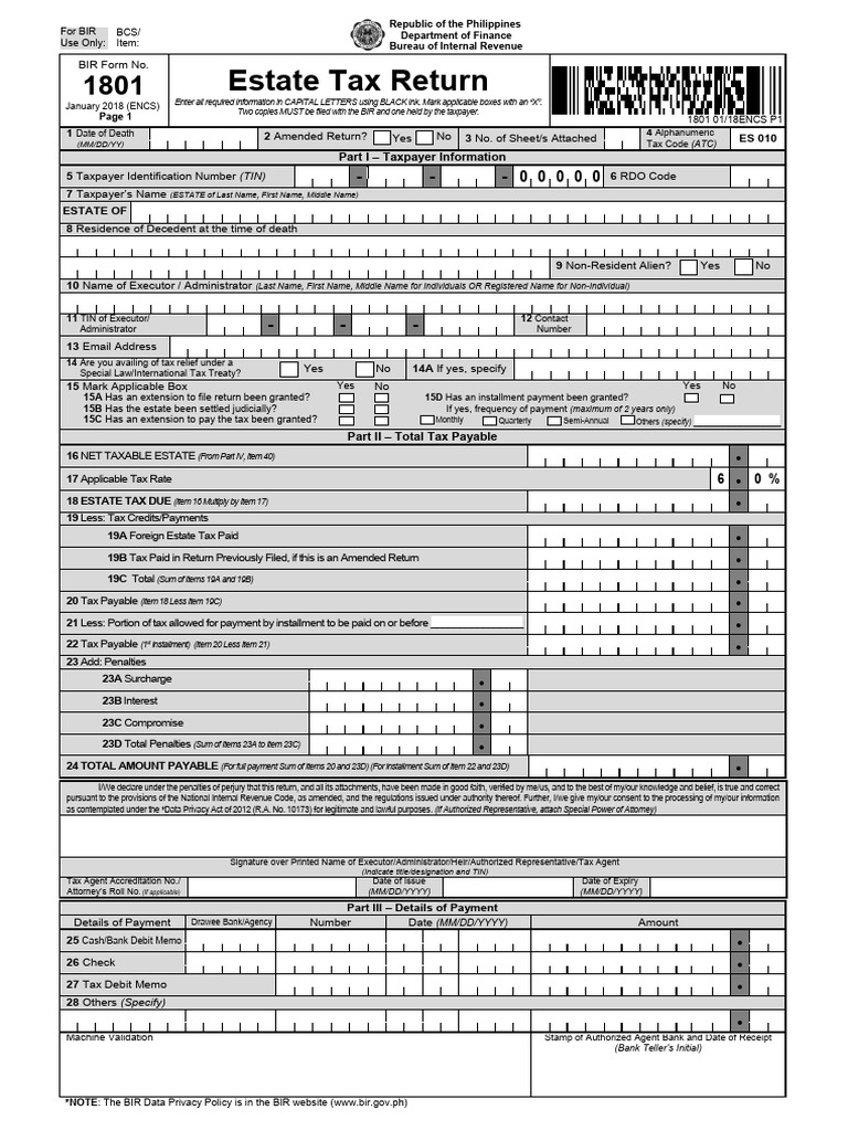 1801_Jan 2018 ENCS | PDF | Tax Deduction | Taxes