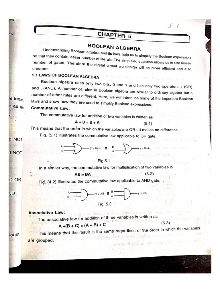 Boolean Algebra | PDF