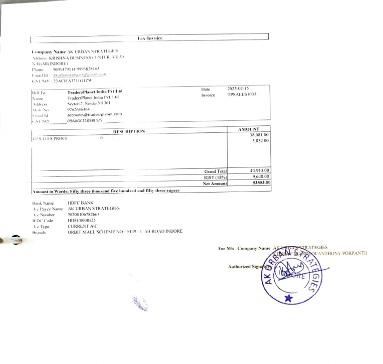 Jan Revised Invoice | PDF