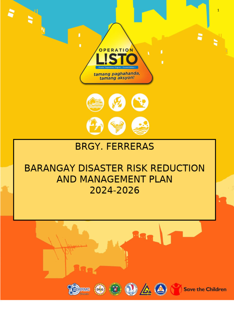 A. BDRRM Plan Template Filipino | PDF