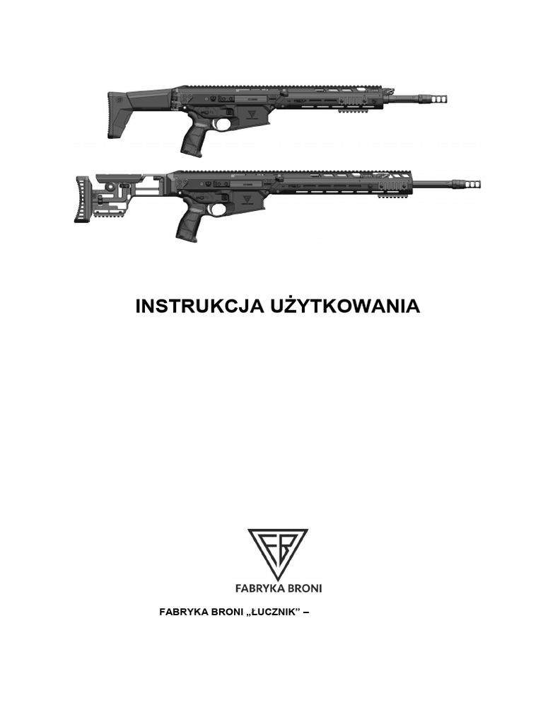 Instrukcja Użytkowania 7,62x51 MM (.308 Win) Samopowtarzalnego Karabinu ...