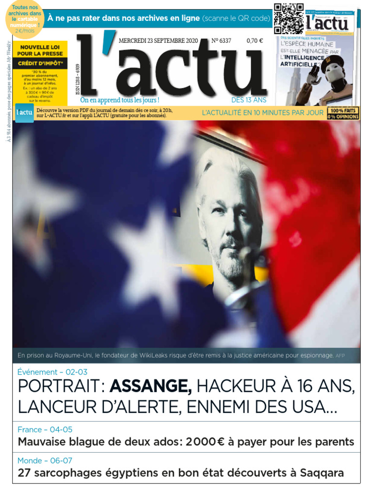Assange,: Portrait: Hackeur À 16 Ans, Lanceur D'Alerte, Ennemi Des Usa ...