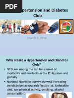 HPN and DM Club Establishment Guidelines | PDF | Patient | Hypertension