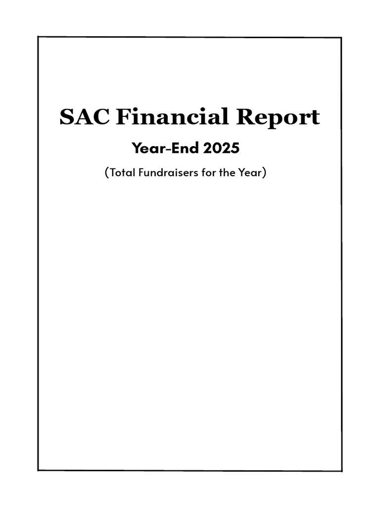 SAC Financial Report 2025 PDF | PDF
