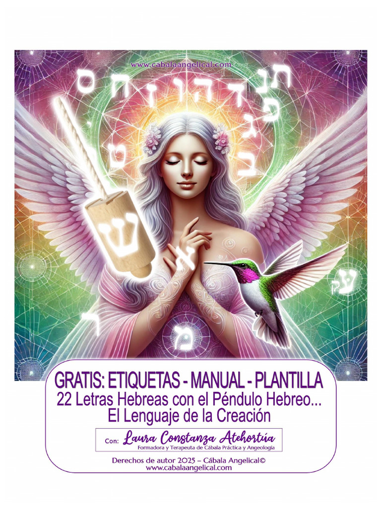 Manual Letras Hebreas Con Péndulo Hebreo Www.cabalaangelical.com (1 ...