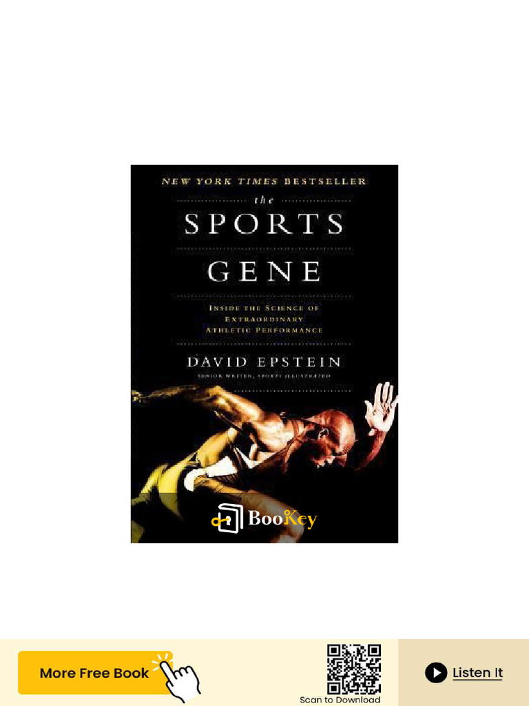 The Sports Gene | PDF | Expert | Evolution