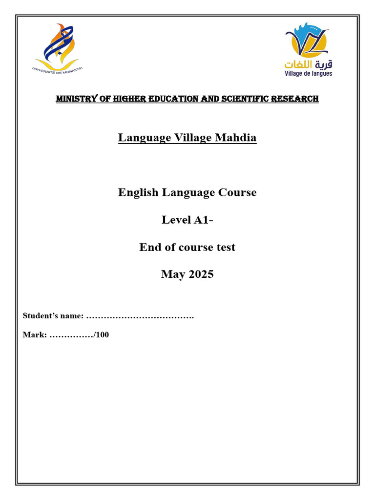 Elementary A1 | PDF