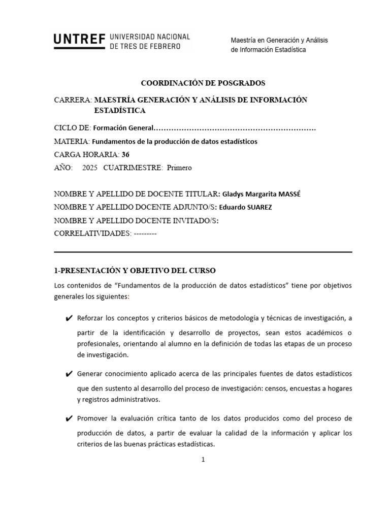2 Fundamentos Programa Mgaie 2025.Docx | PDF | Datos | Estadísticas