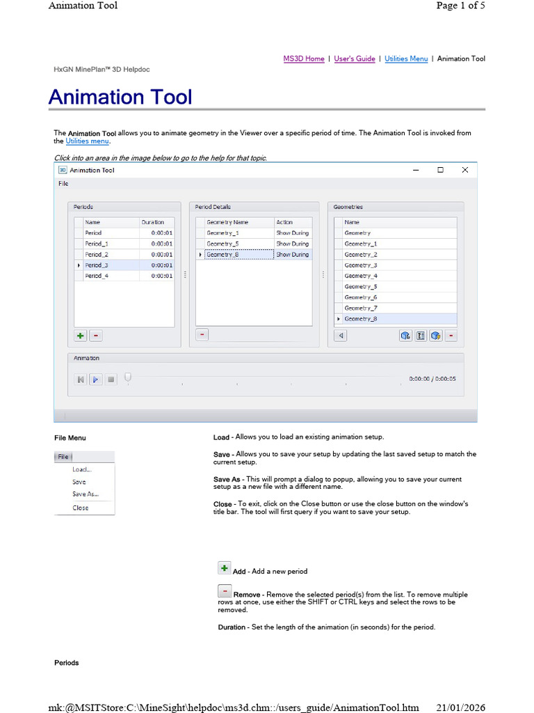 Animation Tool | PDF | Menu (Computing) | Computing Platforms