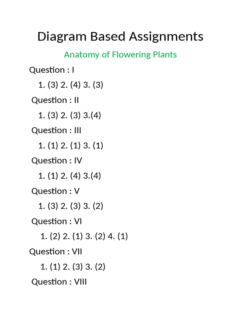 Diagram Based Assignments | PDF