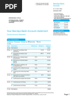 Barclays Personal Banking Charges 2025 | PDF | Overdraft | Debit Card