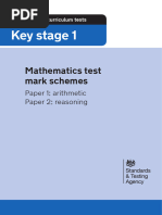 KS1 Maths SATs 2025: Arithmetic Paper | PDF
