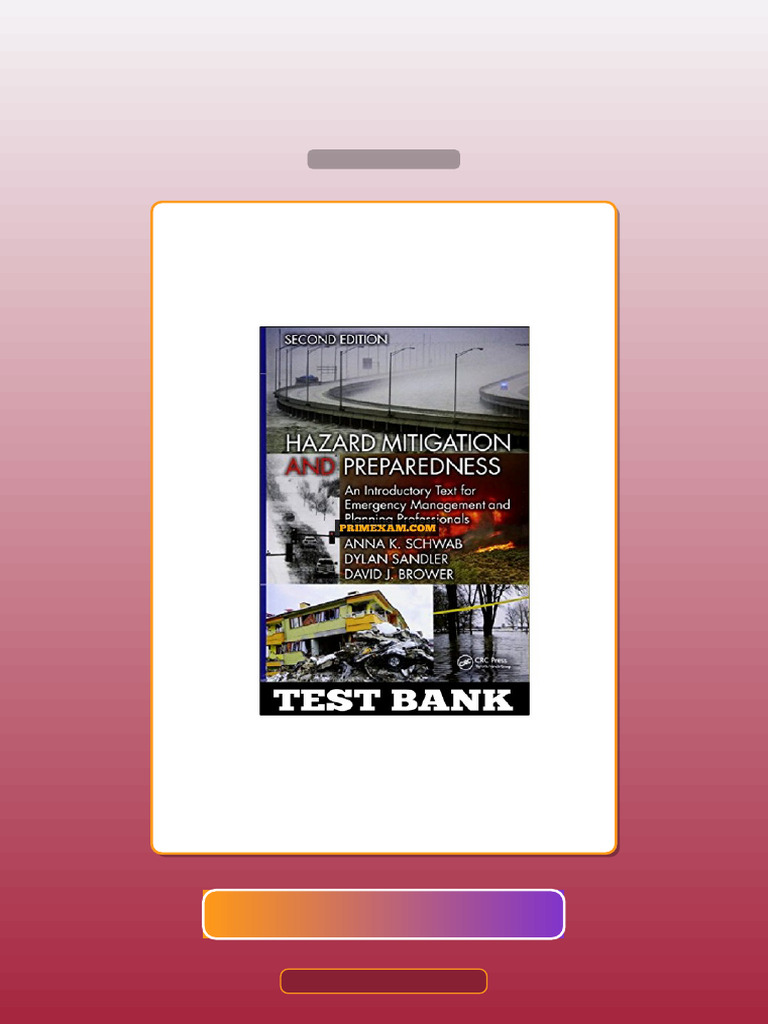 Hazard Mitigation and Preparedness an Introductory Text for Emergency ...