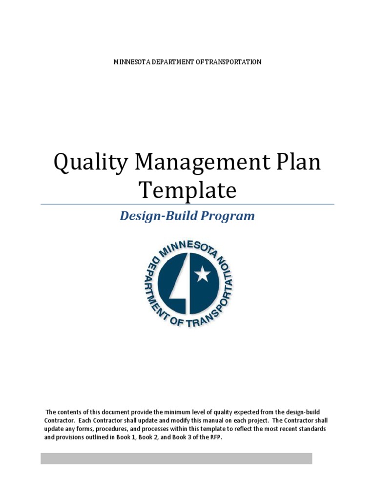 Quality Management Plan | PDF | Quality Assurance | Audit