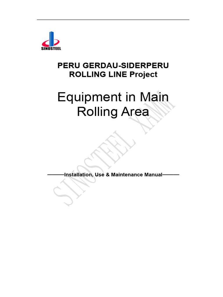 Manual - Installation, Use, and Maintenance | PDF | Crane (Machine ...