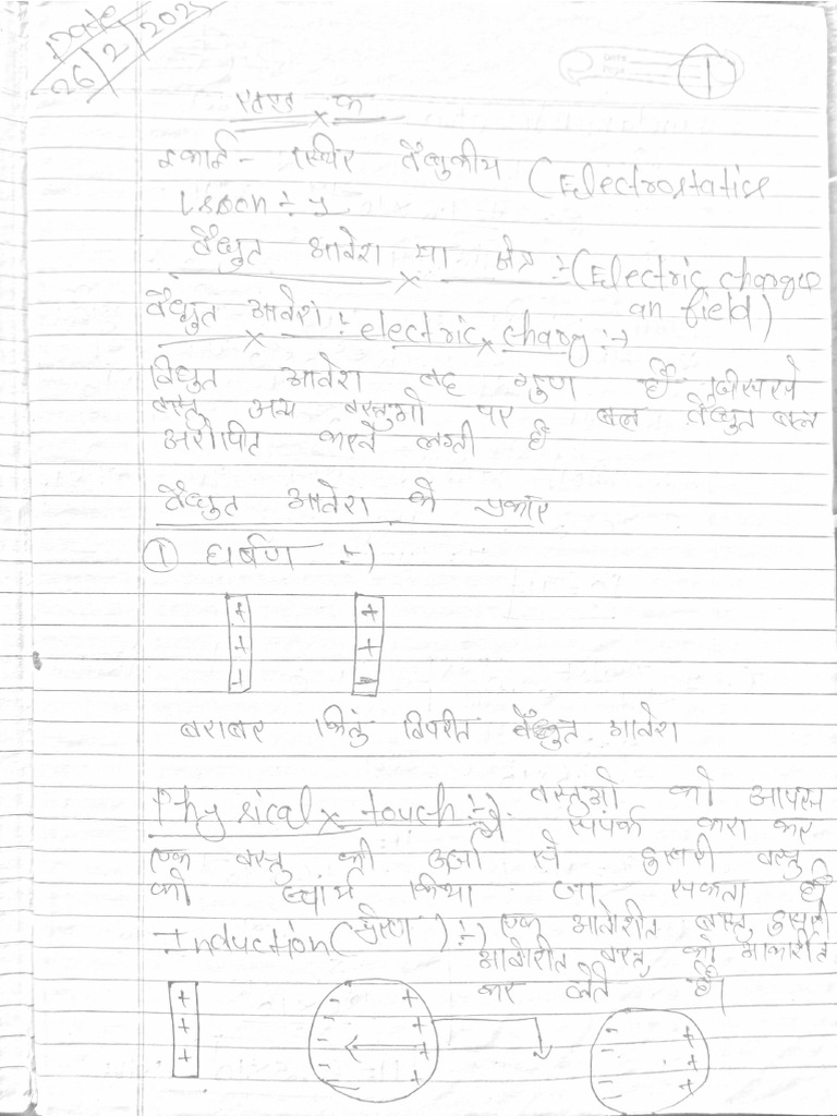 Class 12 Physics Lesson 1 | PDF