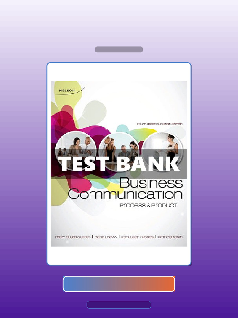 Business Communication Process and Product Brief Canadian 4th Edition ...