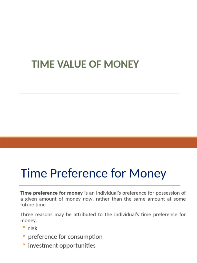 TVM | PDF | Present Value | Interest