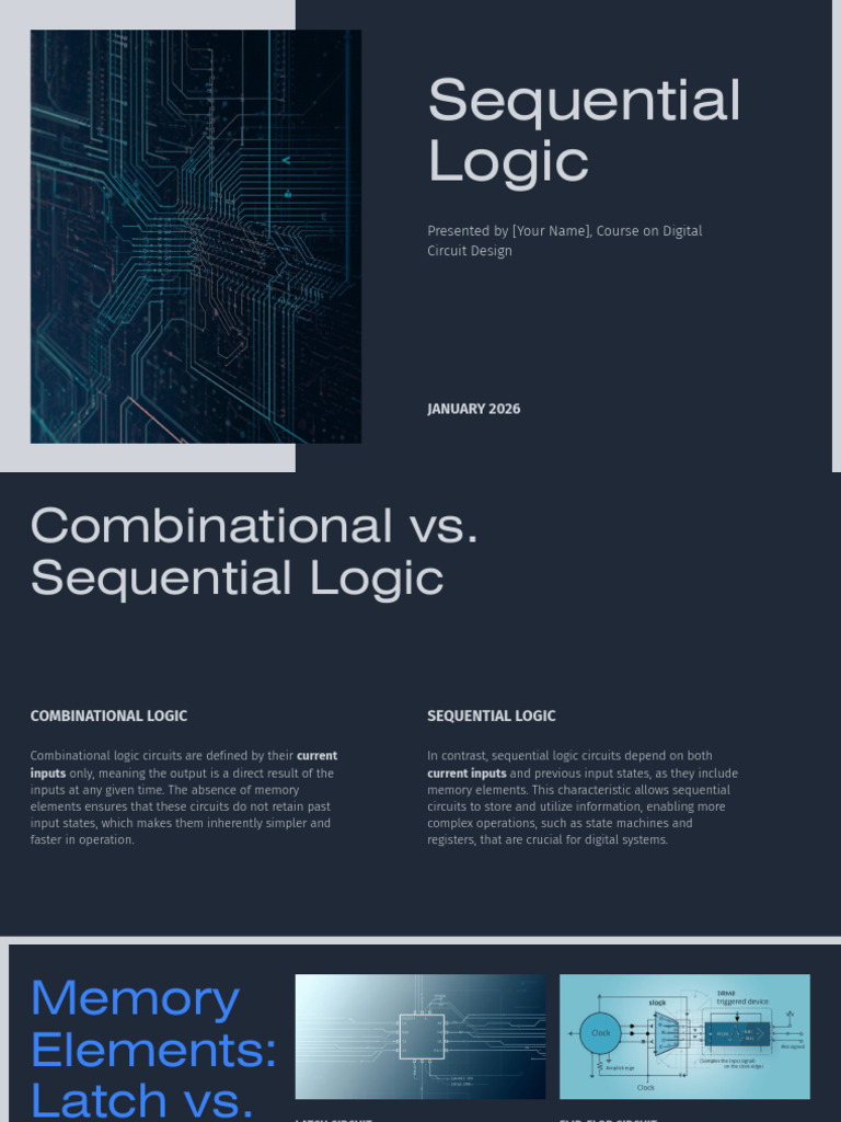 Presentation - Sequential Logic | PDF | Electrical Engineering ...