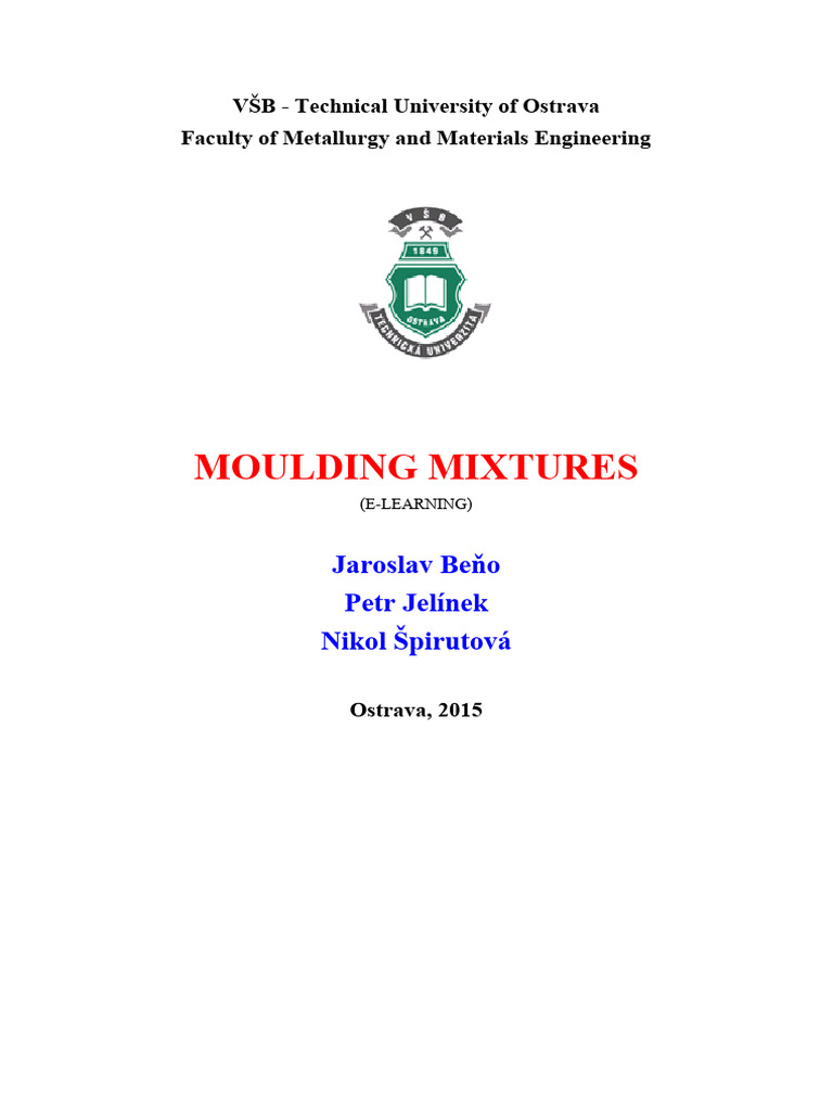 Molding-mixtures | PDF | Silicon Dioxide | Aluminium Oxide