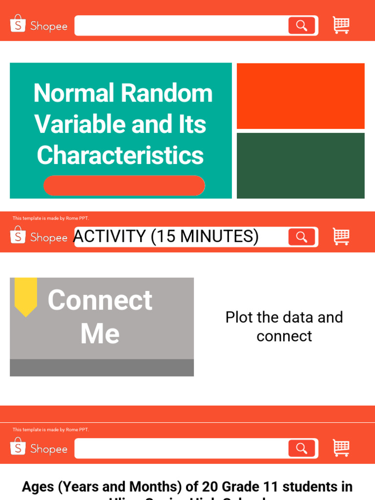 Normal Random Variable and Its Characteristics (1) | PDF | Normal Distribution | Mode (Statistics)