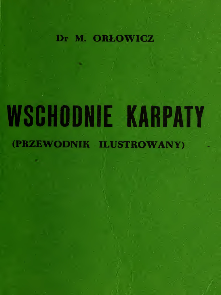 Karpaty Przewodnik II RP | PDF