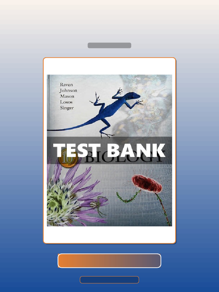 Biology 10th Edition Raven E-book Testbank Solutions | PDF | Science ...