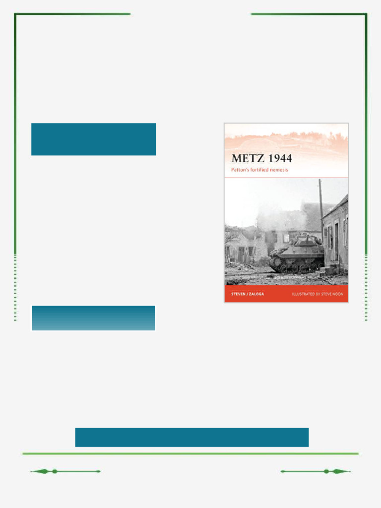 Metz 1944 Patton s fortified nemesis First Edition, Printing Edition ...