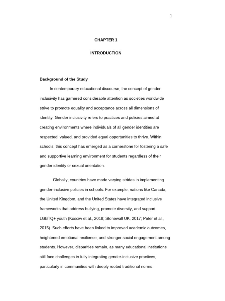 PR Quantitative Gender Inclusion Study - FINAL | PDF | Gender | Gender ...