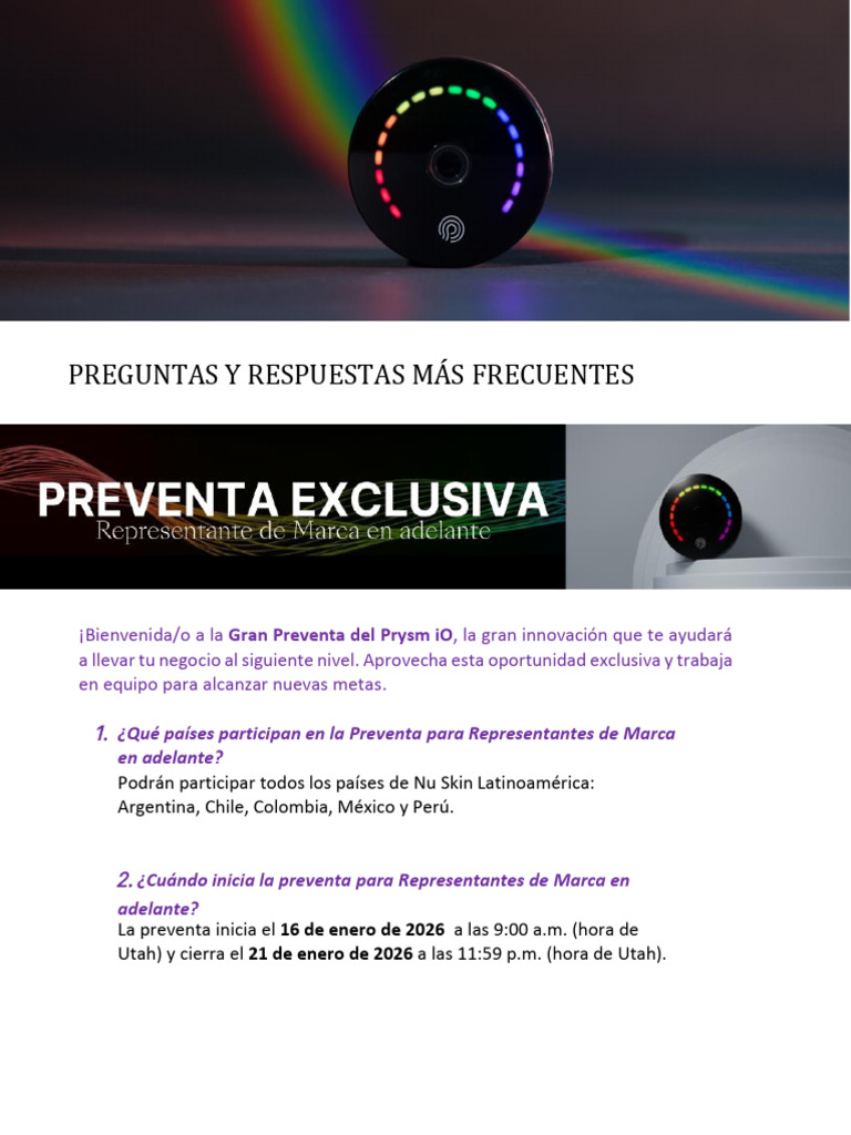 Preguntas Frecuentes-Prysm IO Preview | PDF